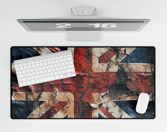 Union Jack Flag Vintage PC Computer Mouse Mat Pad - Etsy