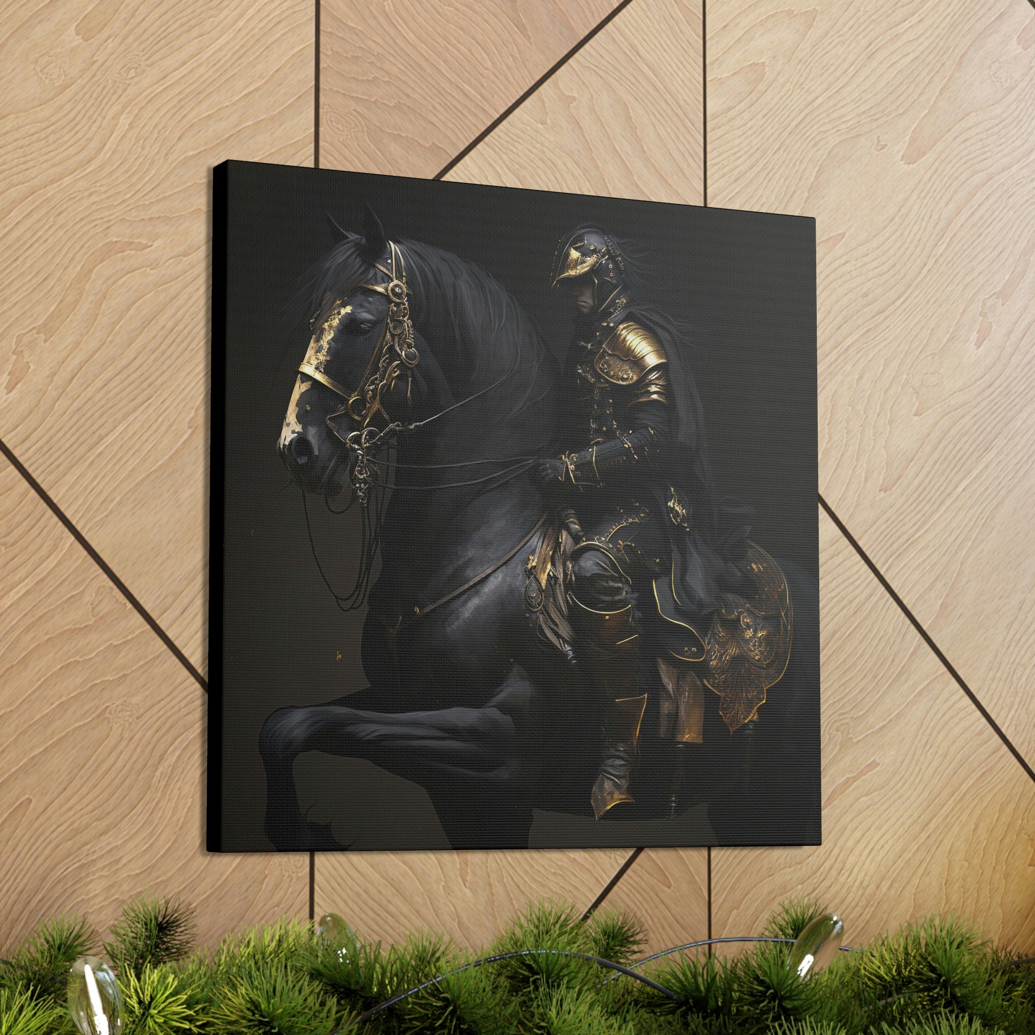 Black & Gold Knight - Etsy