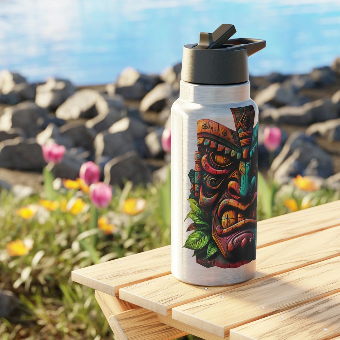 Two Face Tiki Gator Tumbler, 32oz - Etsy