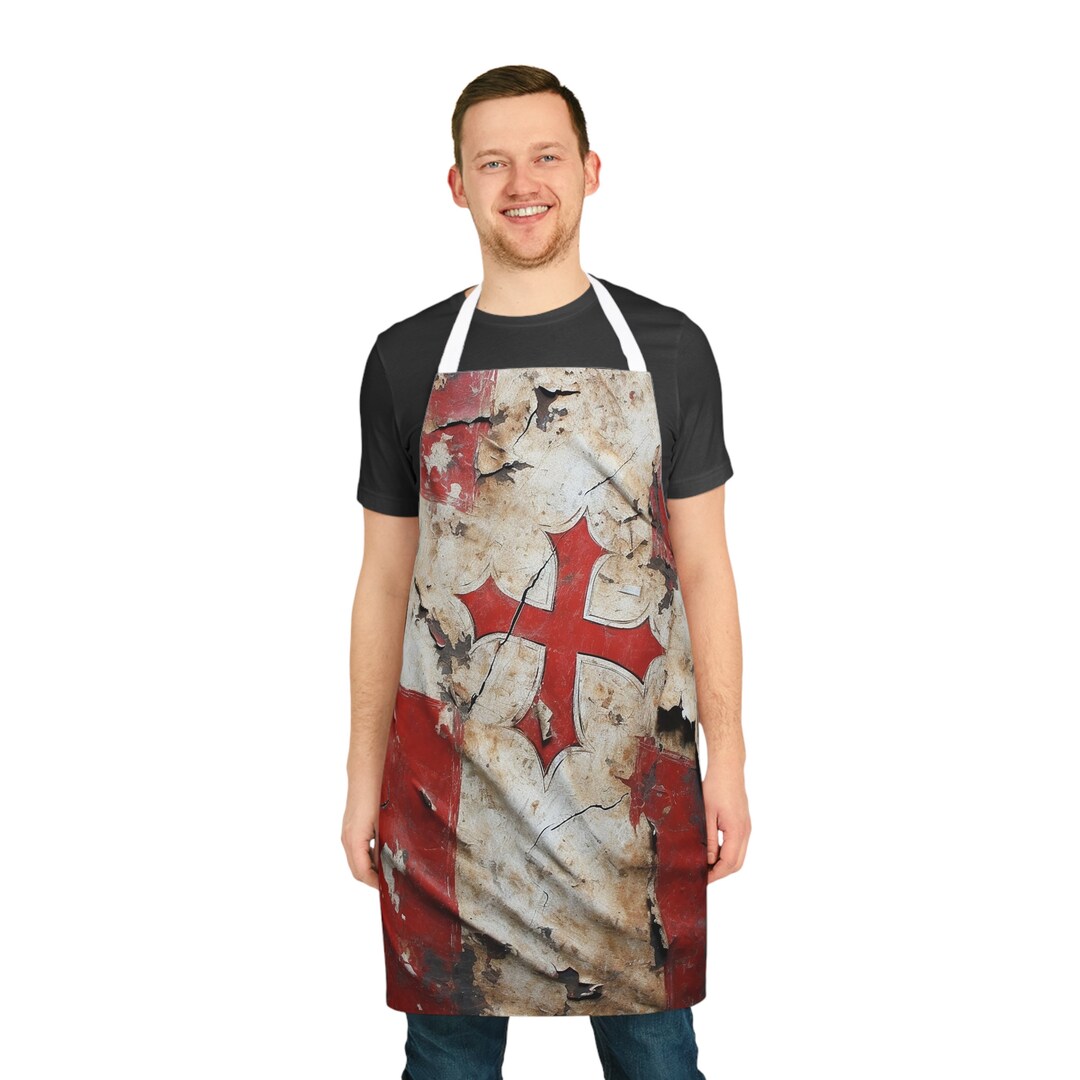 Templar Cross Apron - Etsy