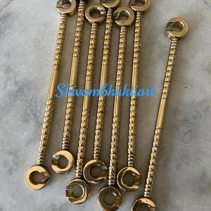 Handcrafted Pure Brass Chain, Brass Swing Chain, Pure Brass Golden ...