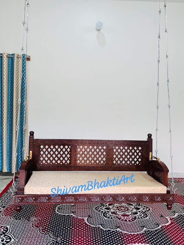 Teak Wooden Reversible Porch Swing, Indoor Outdoor - Etsy