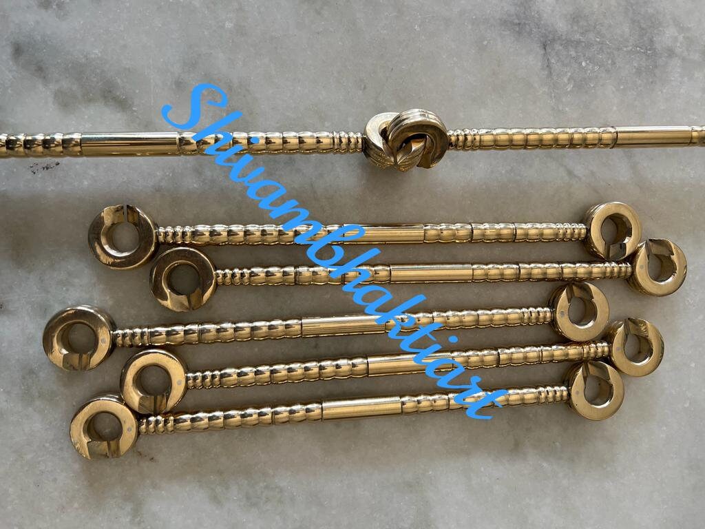 Handcrafted Pure Brass Chain, Brass Swing Chain, Pure Brass Golden ...