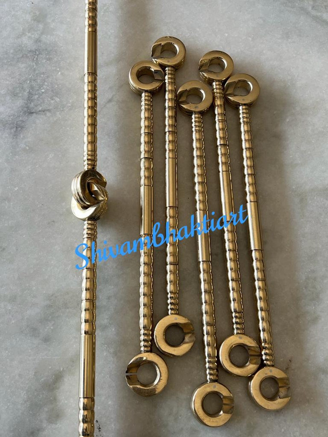 Handcrafted Pure Brass Chain, Brass Swing Chain, Pure Brass Golden ...