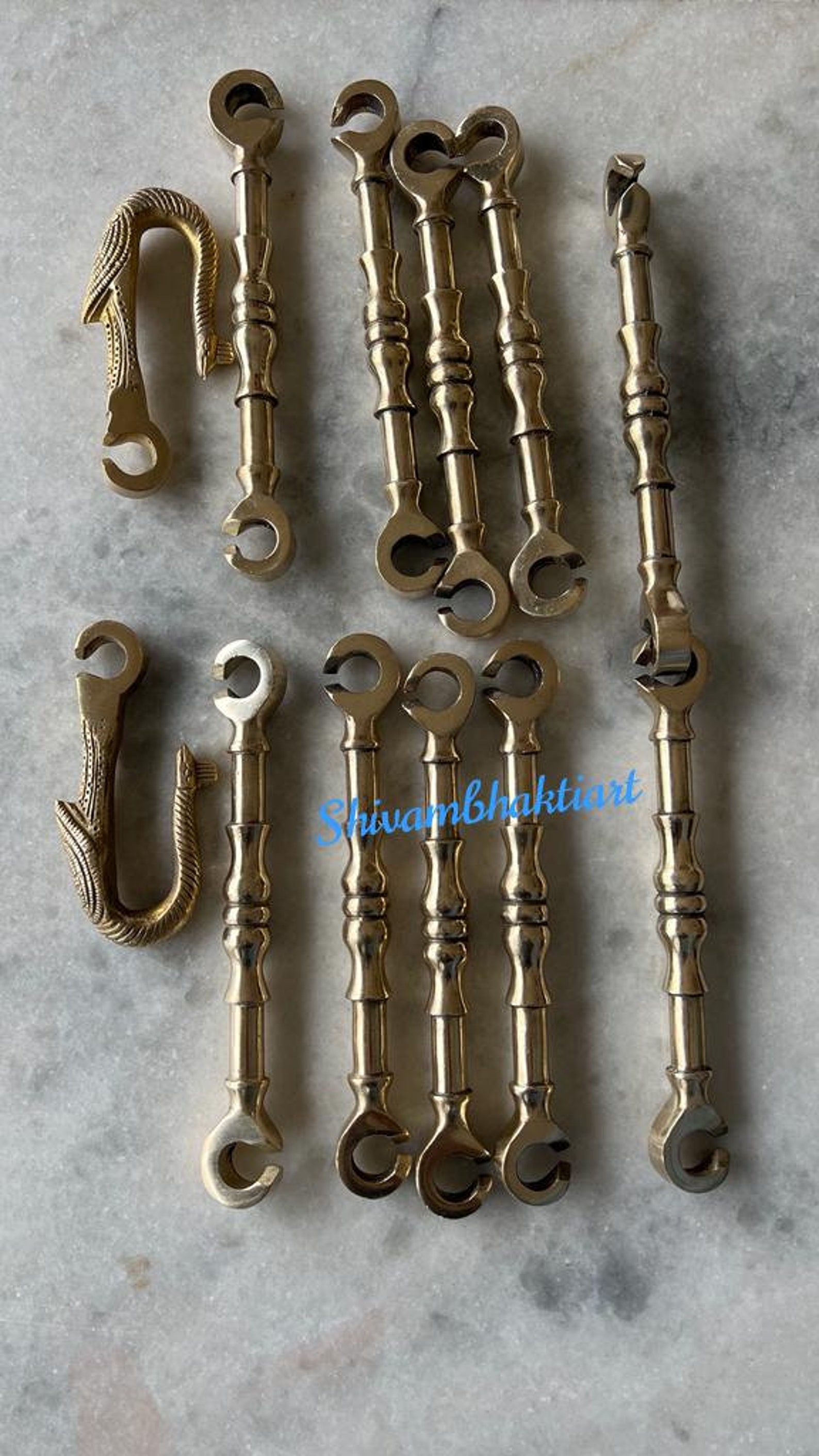 Handcrafted Antique Brass Chain for Swing, Pure Brass Swing Chain ...