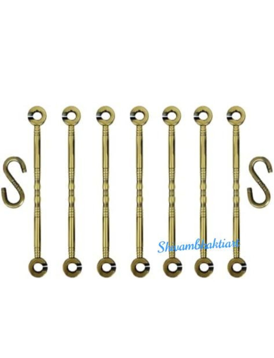 Handcrafted Pure Brass Chain, Brass Swing Chain, Pure Brass Golden ...