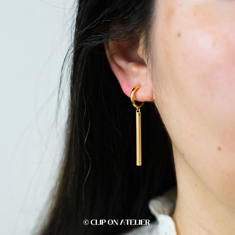 Clips on Edgy Earrings - Etsy