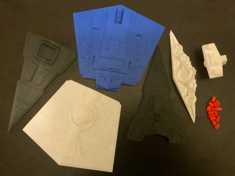 1:48 Scale Star Destroyer Model Kit! Physical Item! Miniature Games ...