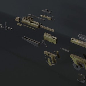 Halo Infinite Bandit Rifle Model Kit DIY Physical Item - Etsy