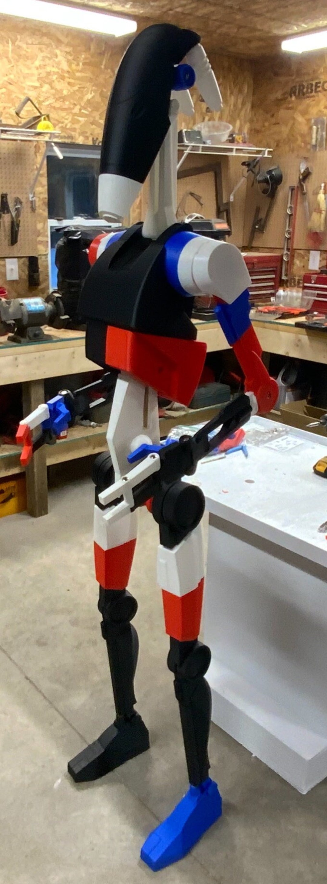 Life-size Battle Droid! Over 6 Feet Tall! DIY Model Kit! - Etsy