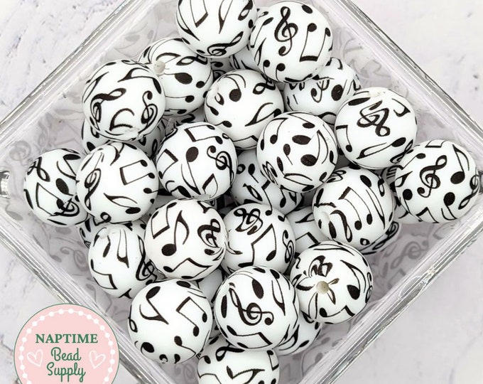 Treble Clef Music Note Silicone Focal Beads, Silicone Focal Beads ...