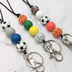 Custom Sports Lanyard, Sports Coach Lanyard, Gym Teacher, Sports Fan ...