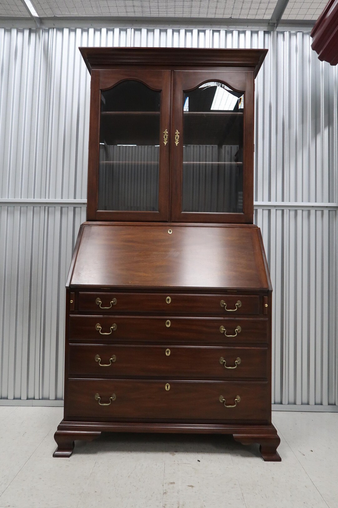 Henkel- Harris J. Hancock Mahogany Georgian Secretary Desk - Etsy