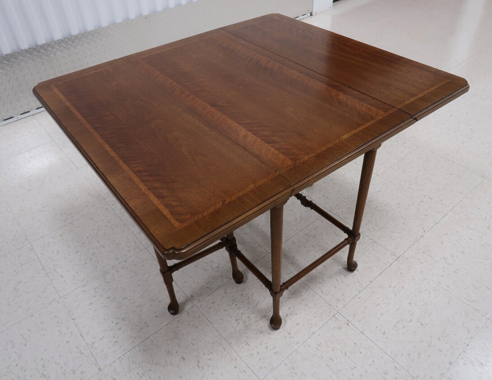 Henredon George III Spider Leg Drop Leaf Accent Table Vintage Find - Etsy