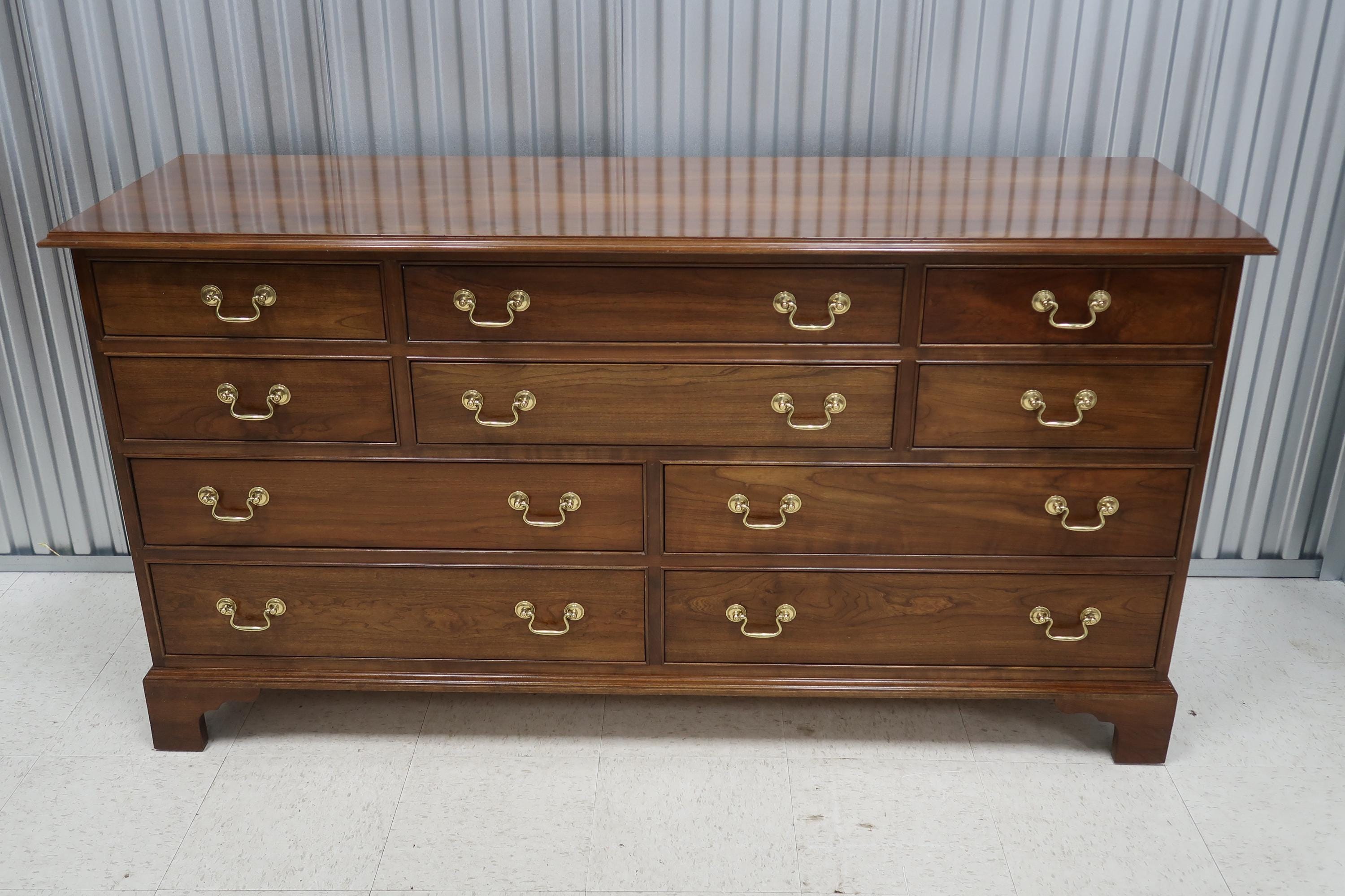 Stickley Traditional Cherry 10 Drawers Dresser Vintage Find - Etsy