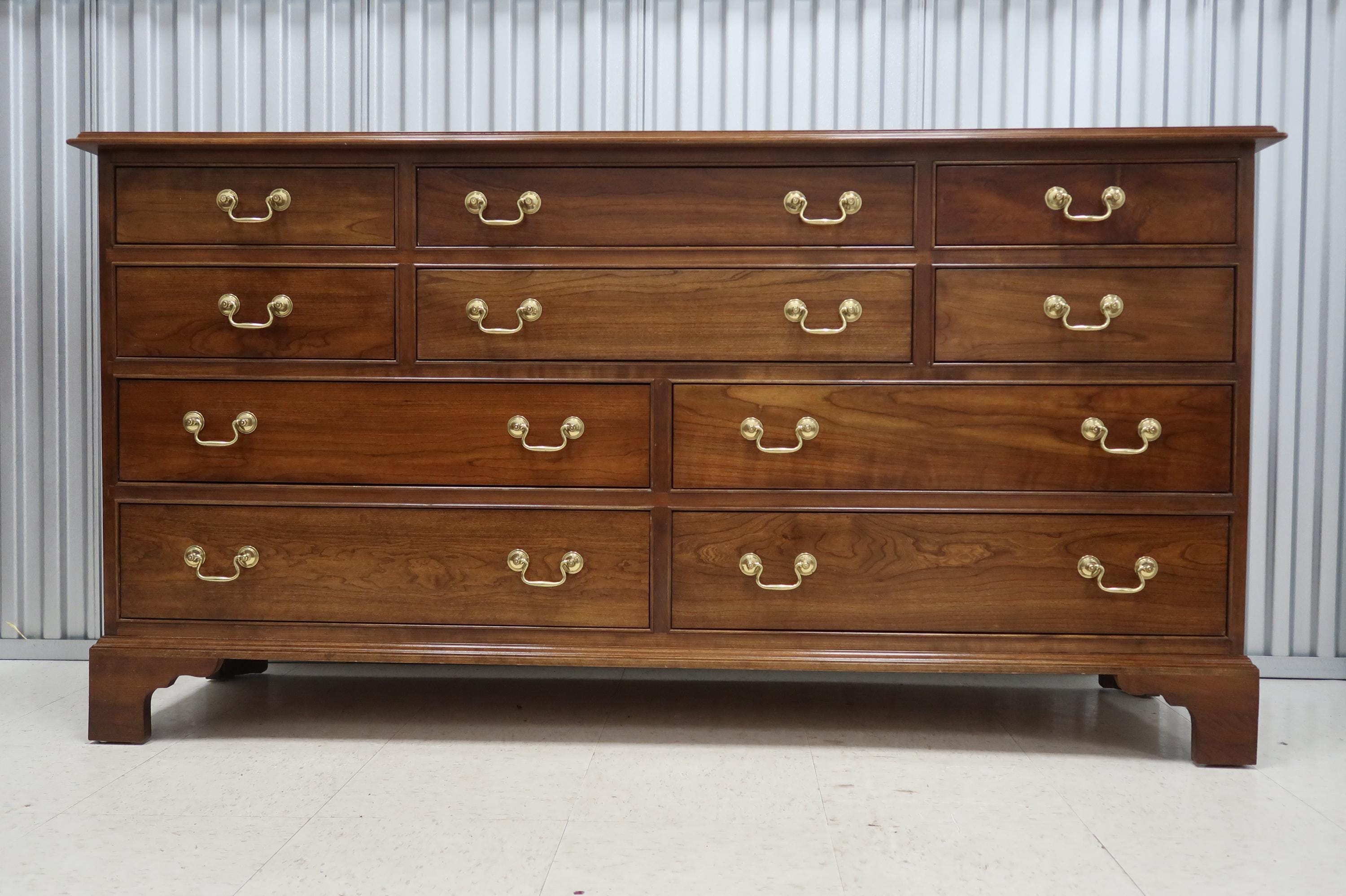 Stickley Traditional Cherry 10 Drawers Dresser Vintage Find - Etsy