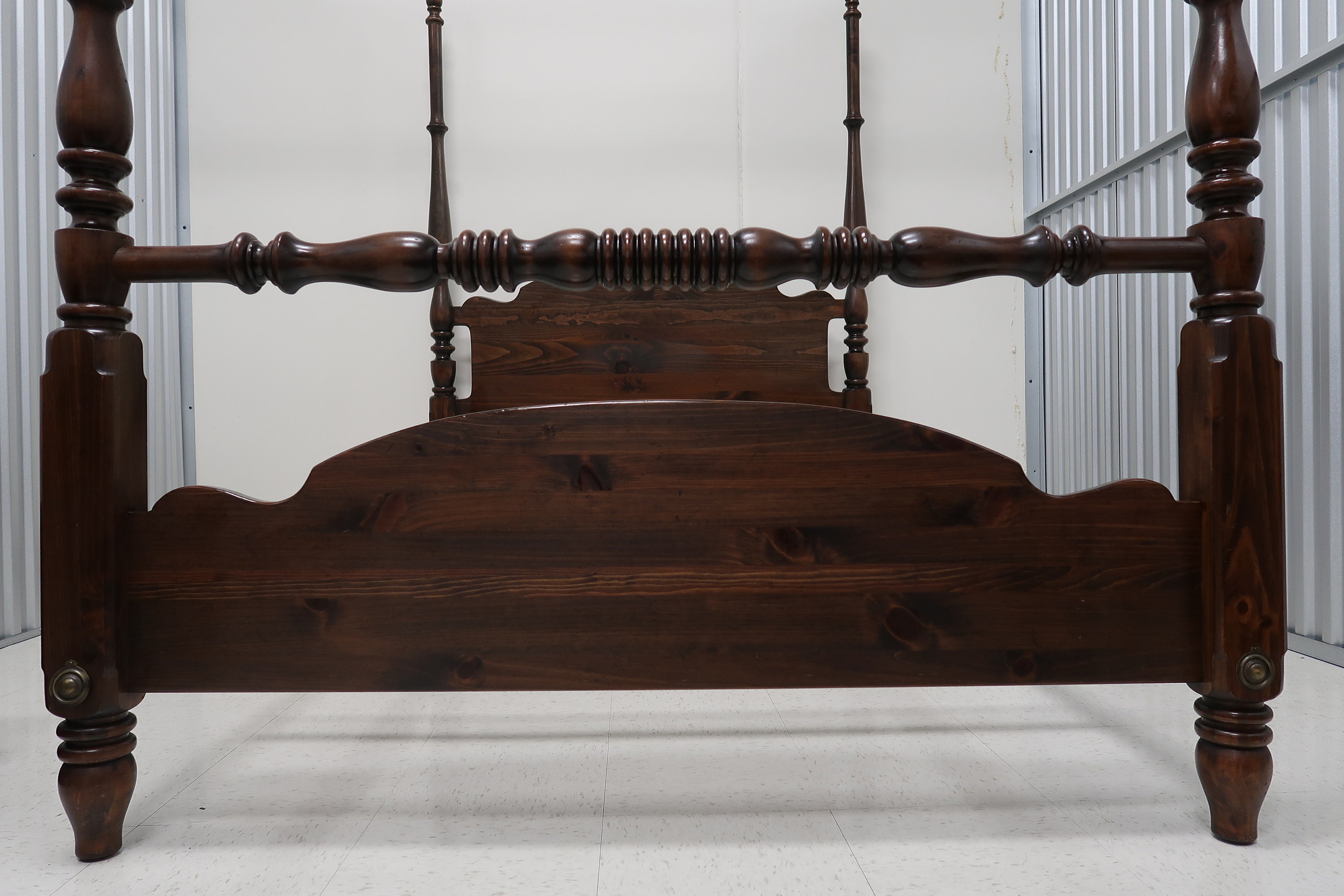 Ethan Allen Old Tavern Antiqued Pine 4 Poster Full Size Bed - Etsy