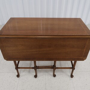 Henredon George III Spider Leg Drop Leaf Accent Table - Etsy