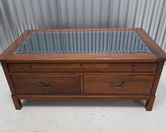 Lexington Bob Timberlake Cherry Display Rectangular Cocktail Table ...