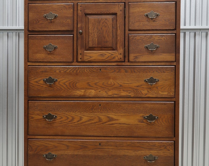 Lineage Drexel Heritage Solid Oak Large 9 Drawer Chest - Etsy