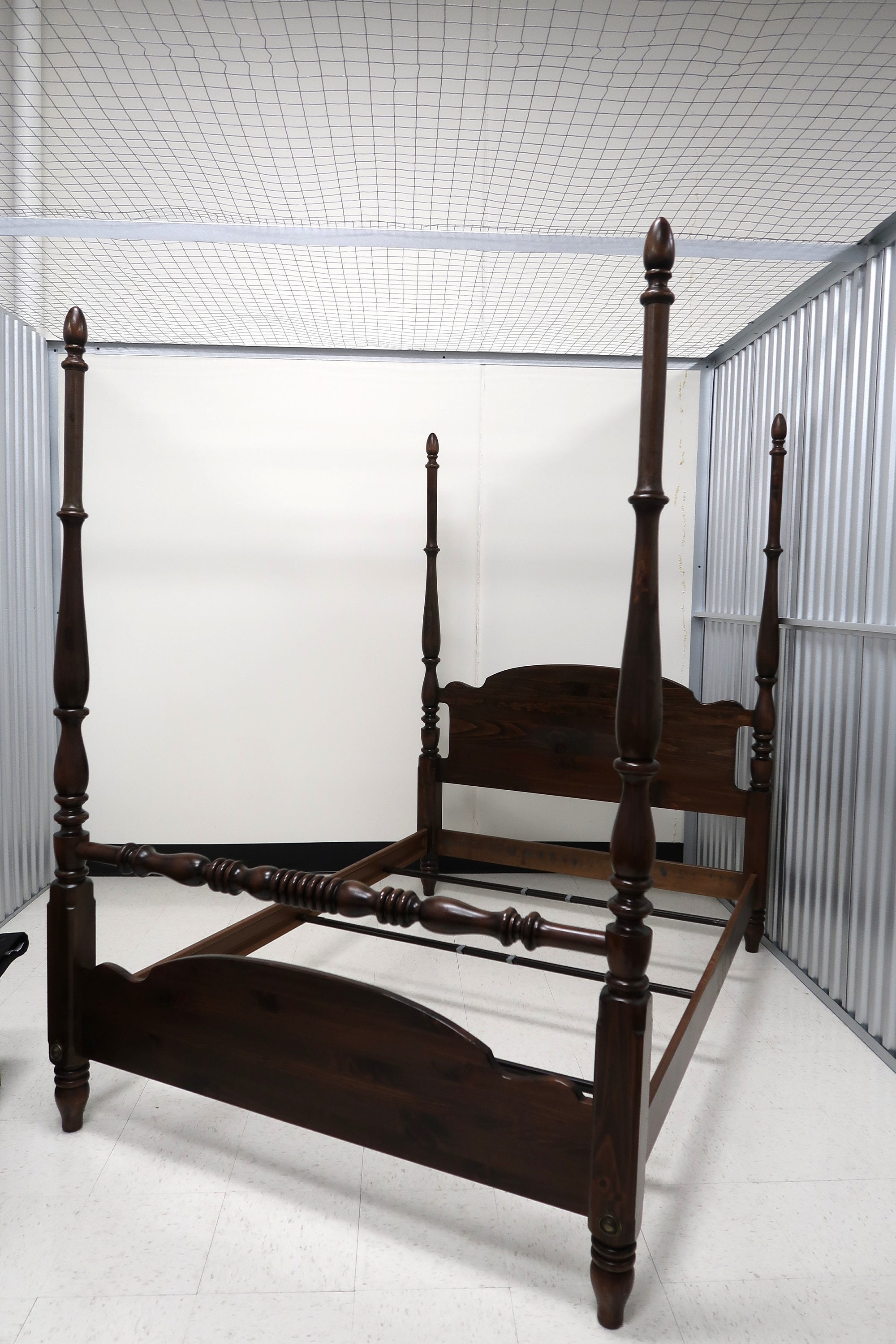 Ethan Allen Old Tavern Antiqued Pine 4 Poster Full Size Bed - Etsy