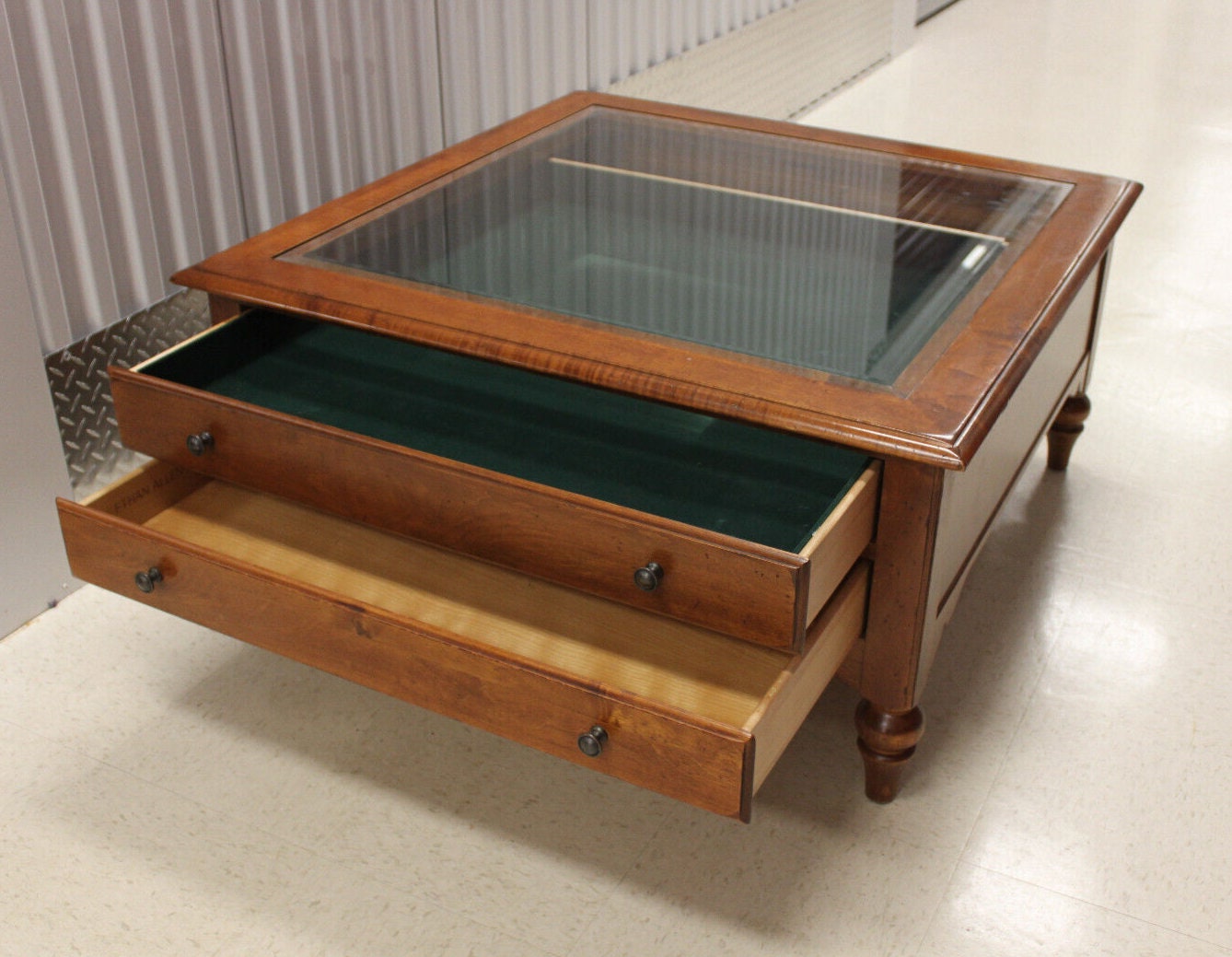 Ethan Allen Country Crossing Maple Display Coffee Table - Etsy