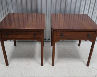 Bob Timberlake Cherry 2 Drawers Side/ End Table Vintage Find - Etsy