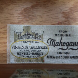 Henkel-harris J. Hancock Mahogany Georgian Secretary Desk Vintage Find ...