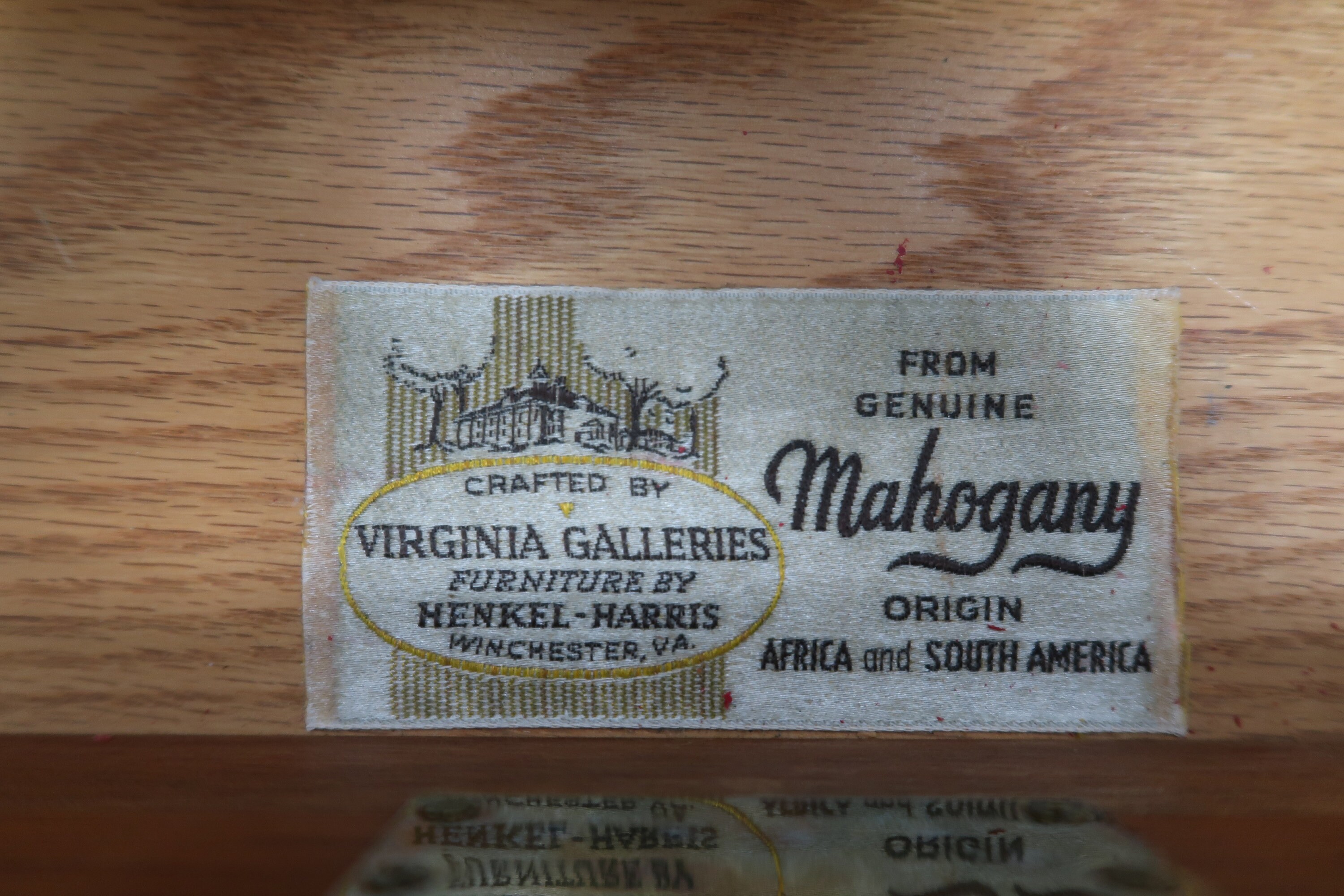 Henkel-harris J. Hancock Mahogany Georgian Secretary Desk Vintage Find ...