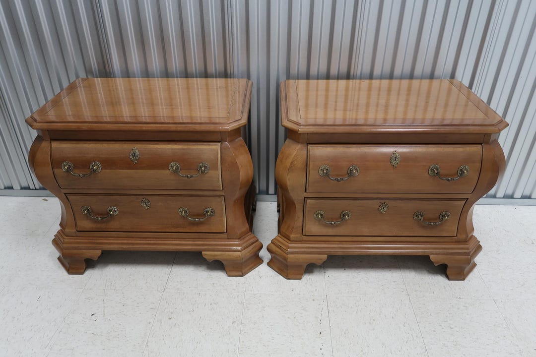 Century Furniture Cardella Tuscan Cherry Night Chests - Pair Vintage ...