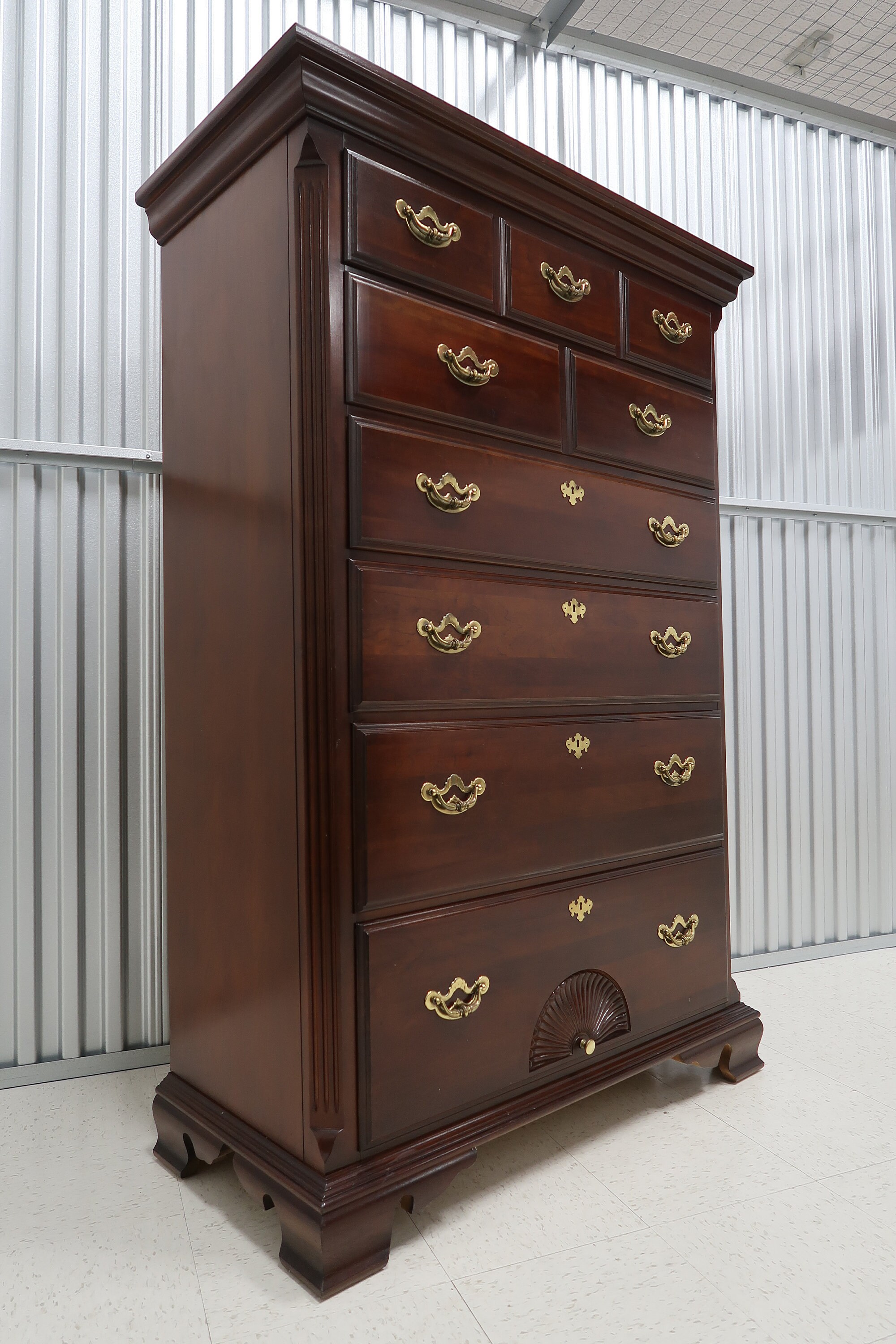 Thomasville Traditional Cherry Tall Chest of Drawers Vintage Find - Etsy