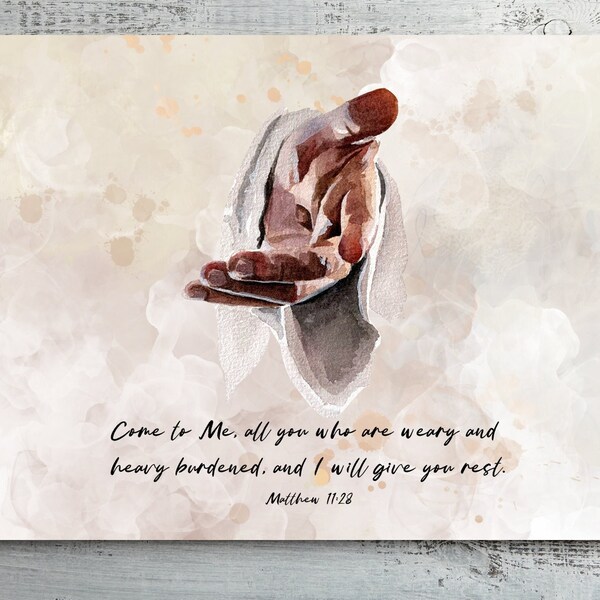 Come to Me All Who - Etsy