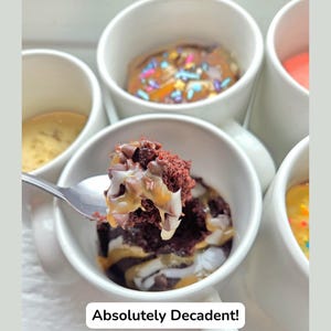 20 Ct Gourmet Mug Cake Mix Kit | Single‑serve Microwave Dessert Mixes ...