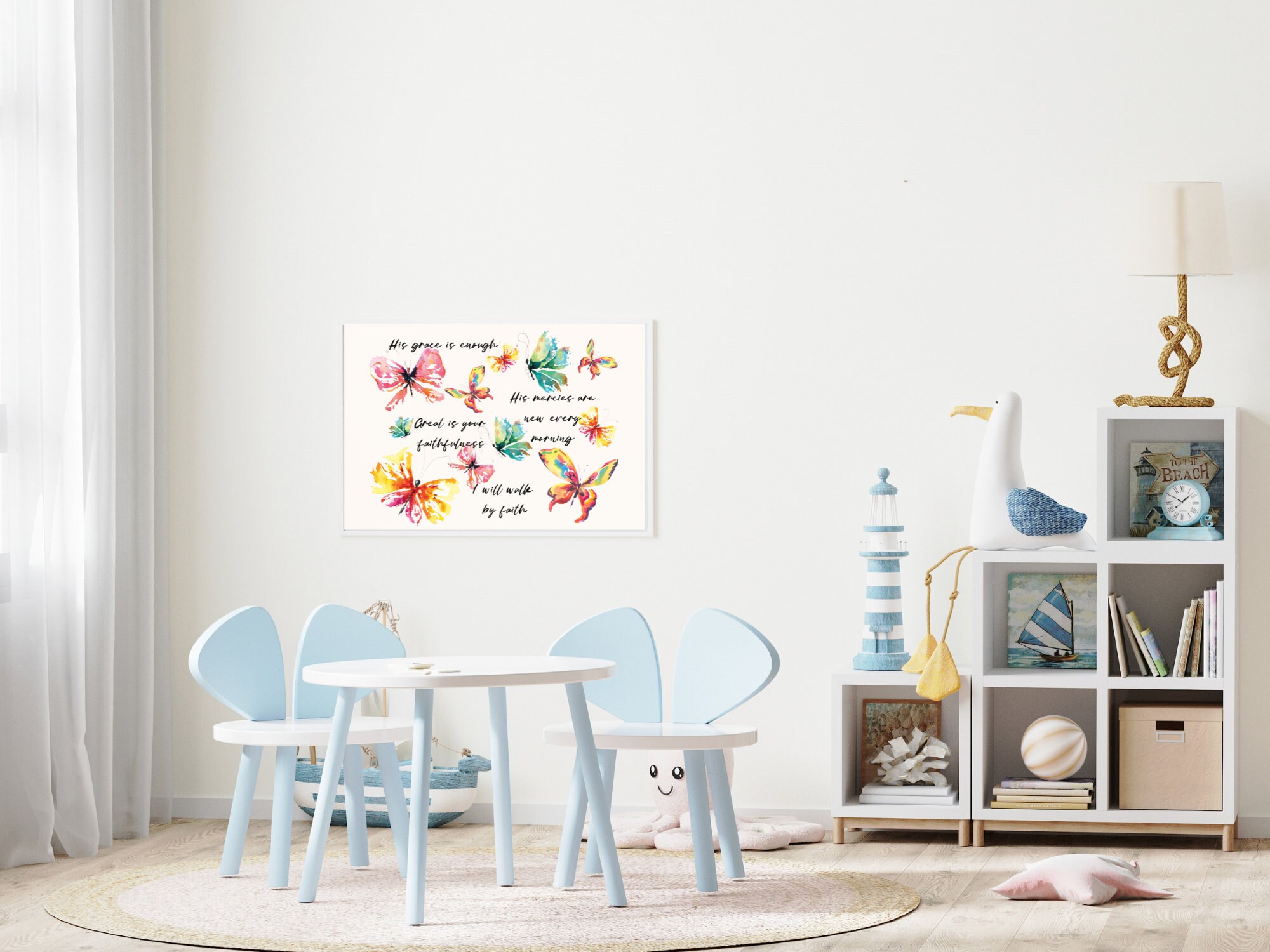 Christliche Affirmationen Wandkunst, moderne christliche Kunstdrucke, christliche Wandkunst ...