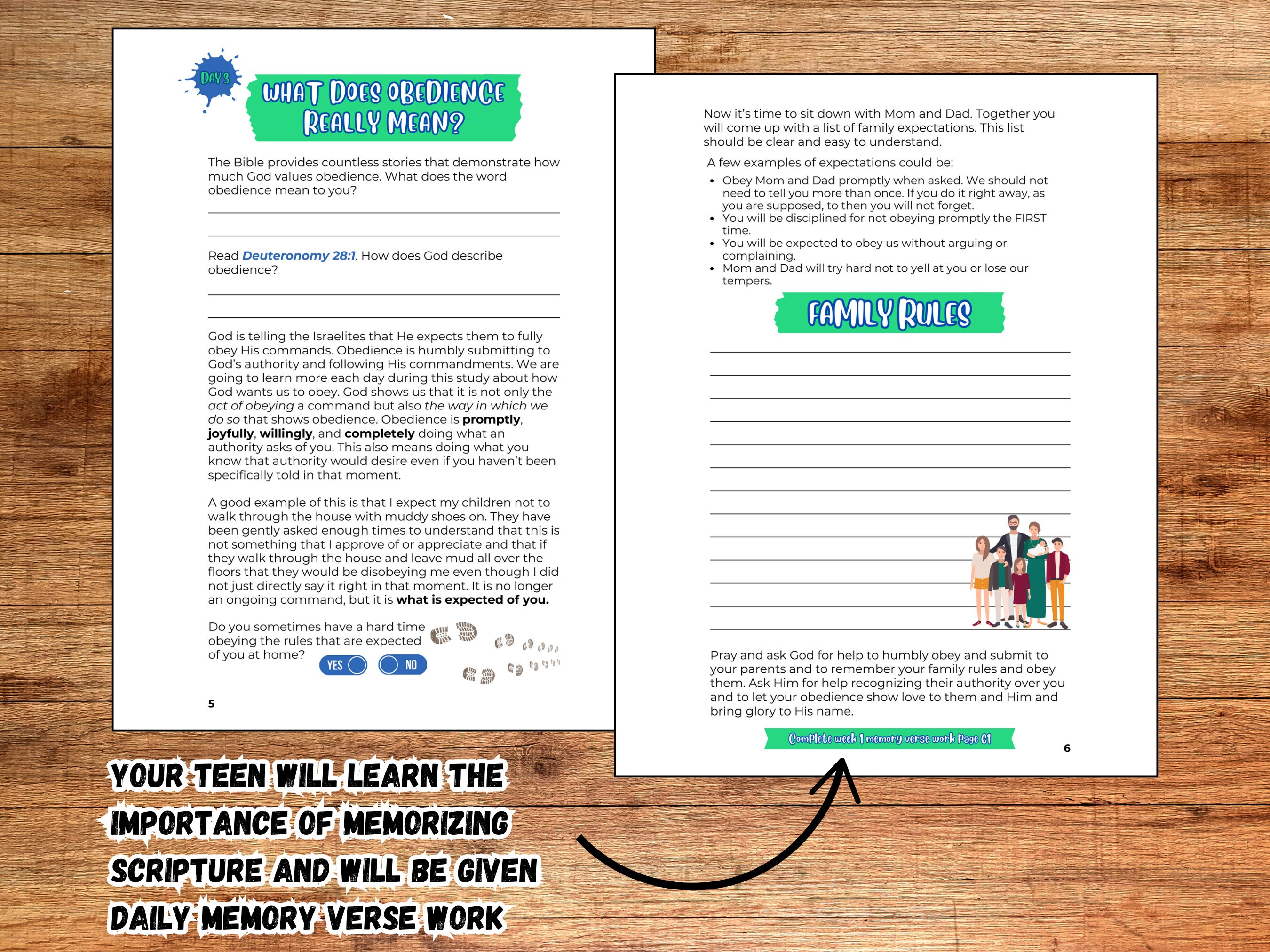30 Day In-depth Teen Bible Study, Christian Bible Study Printable, Kids ...