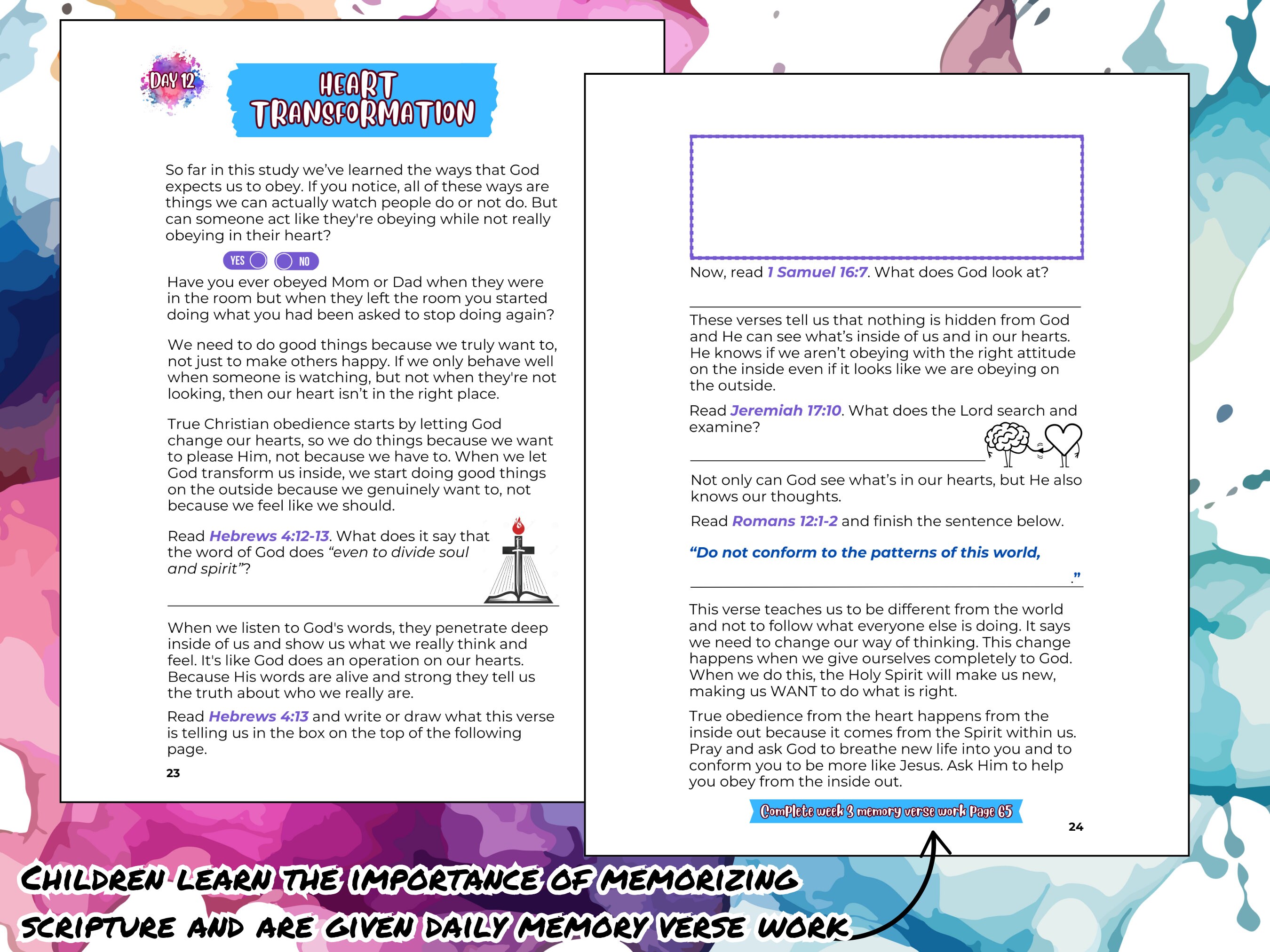 30 Day In-depth Kids Bible Study, Christian Bible Study for Kids ...