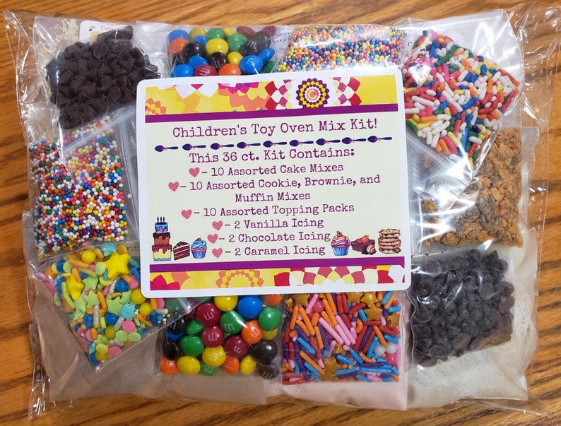 36 Ct Easy Bake Oven Mixes Pack - 10 Cakes, 10 Cookies, Brownies ...