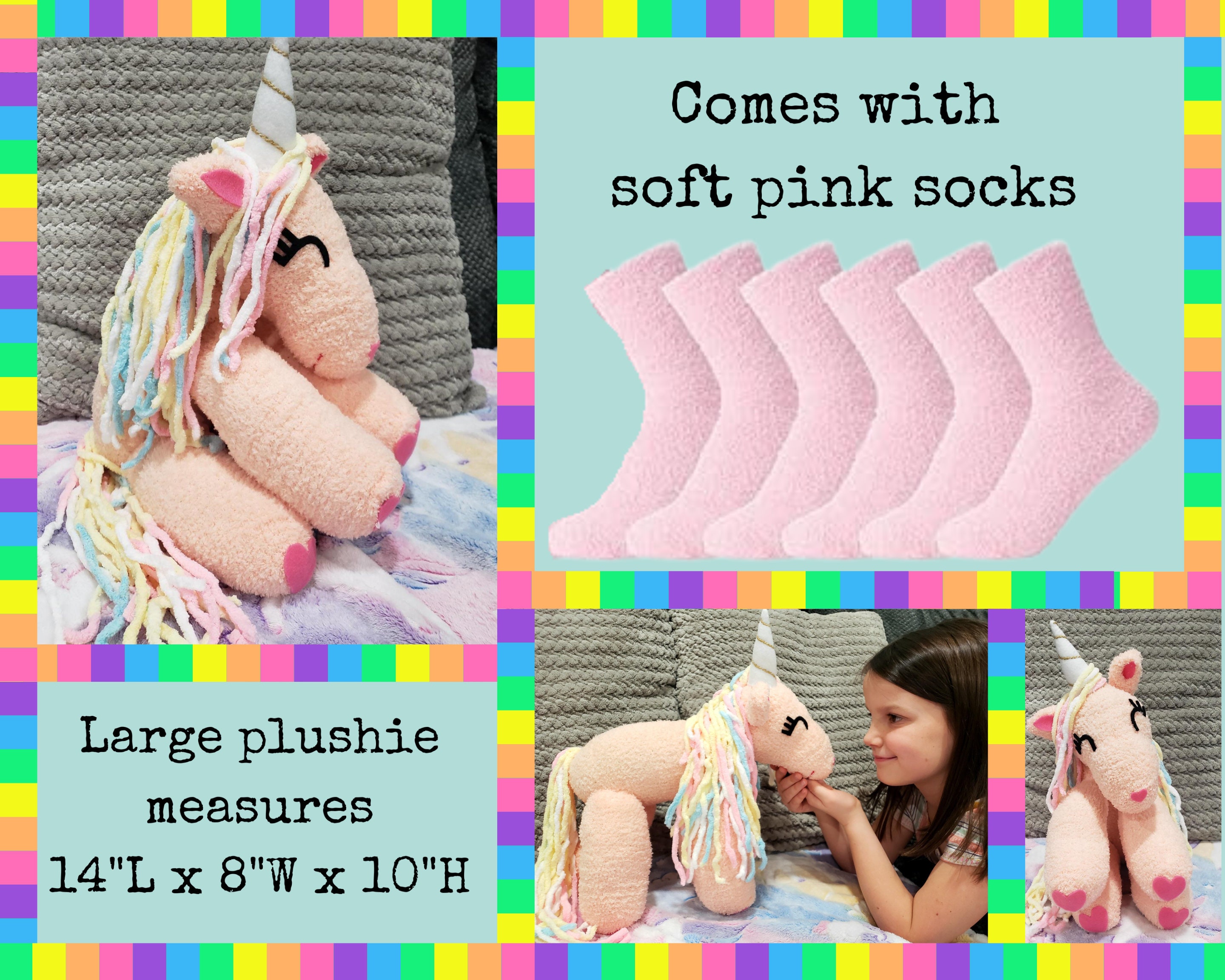 Unicorn Crafting Kit, Kids Craft Kits, DIY Craft Kit, Sock Dolls, Hand ...