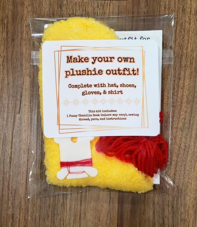 Sock Rabbit Crafting Kit, Kids Craft Kits, DIY Craft Kit, Sock Dolls ...