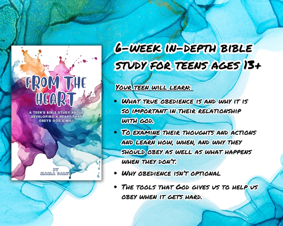 6 Week In-depth Teen Bible Study, Digital Bible Study for Teens ...