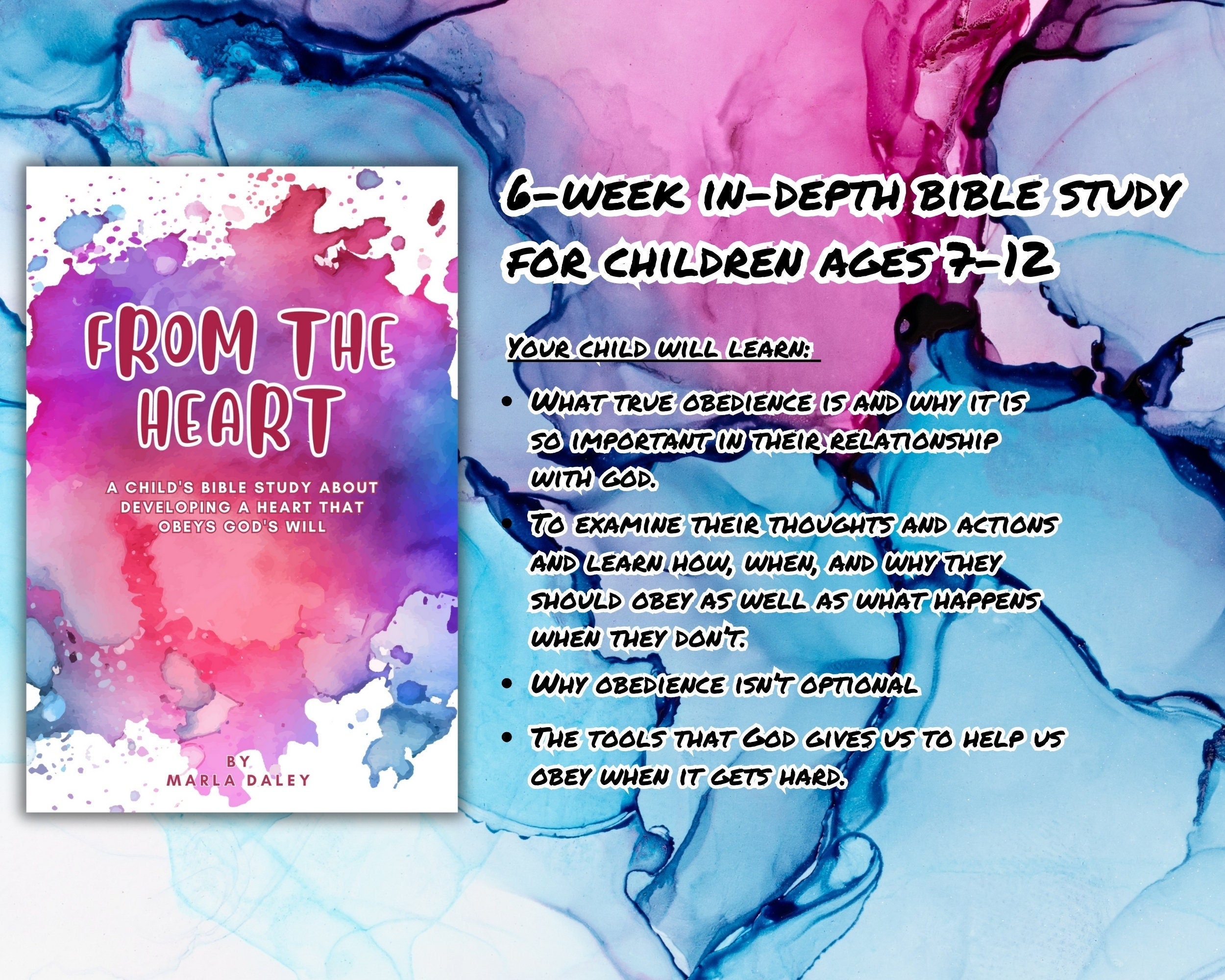 30 Day In-depth Kids Bible Study, Christian Bible Study for Kids ...