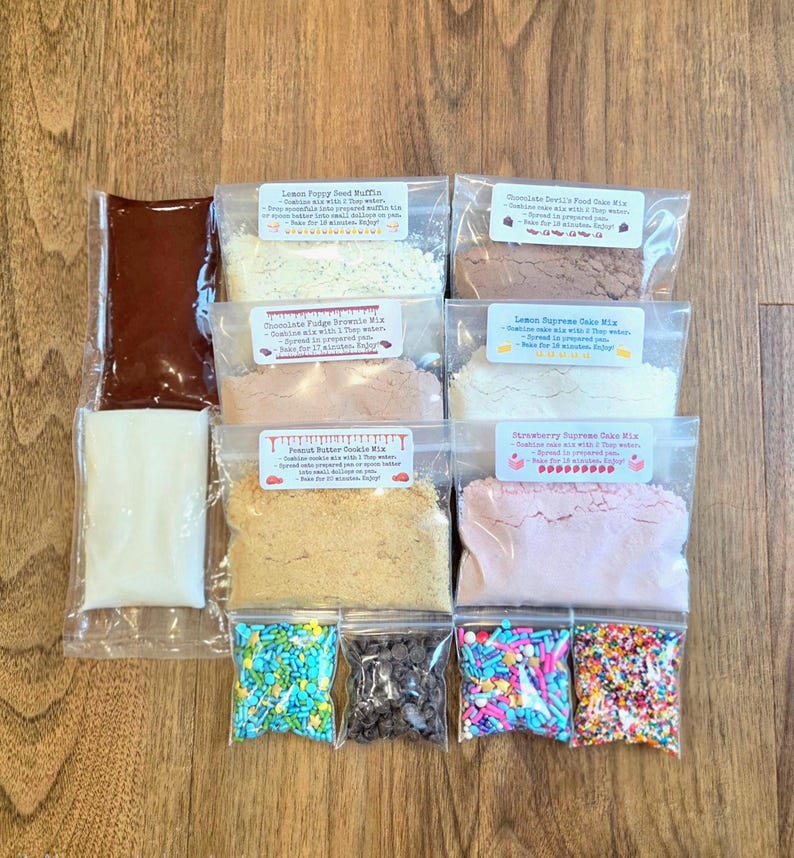 12 Ct. Easy Bake Oven Mixes Pack - 3 Cakes, 3 Cookies/brownies/muffins ...