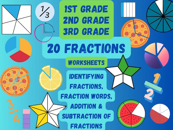 2nd Grade Math Fractions Worksheets
