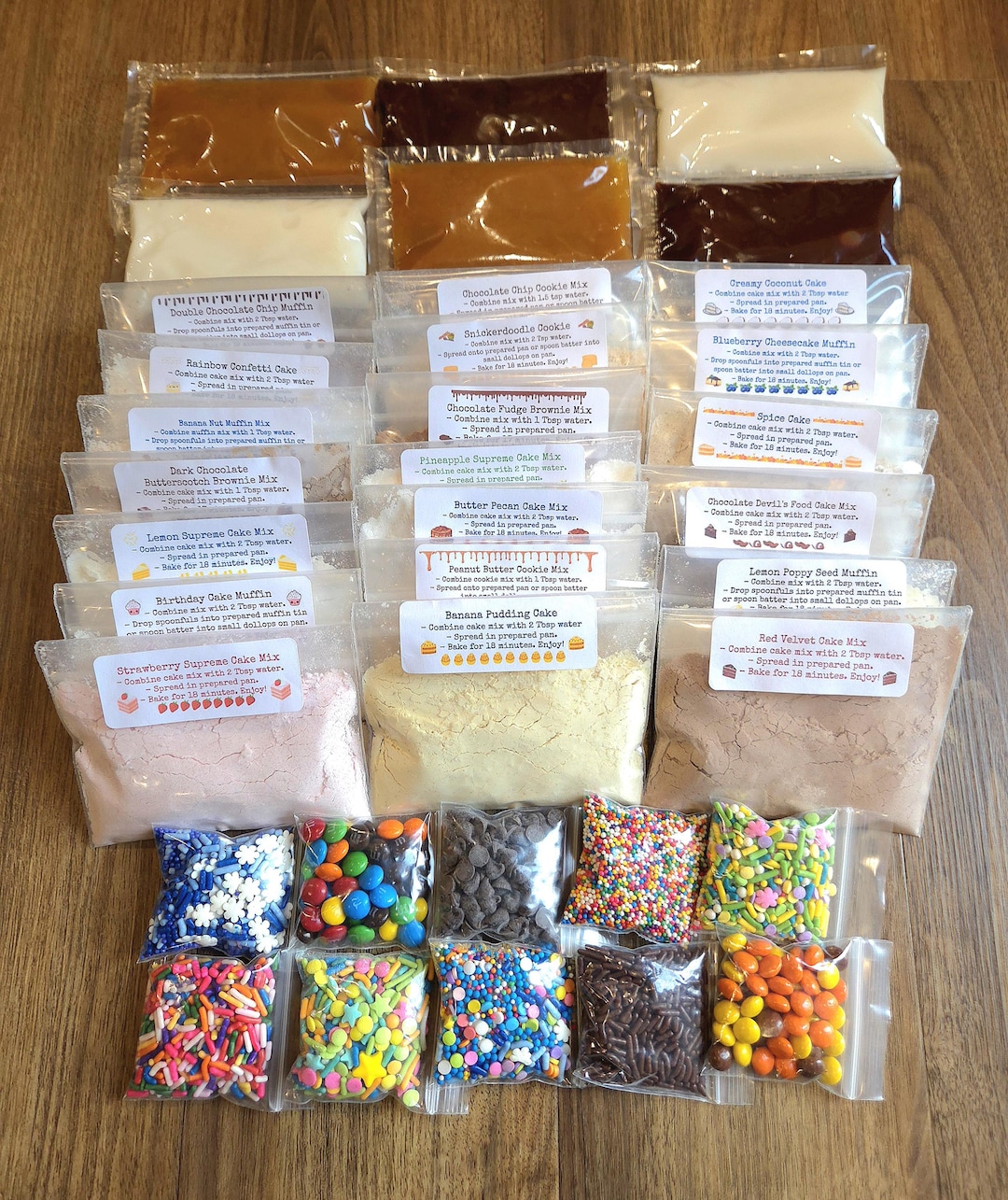 36 Ct Easy Bake Oven Mixes Pack - 10 Cakes, 10 Cookies, Brownies ...