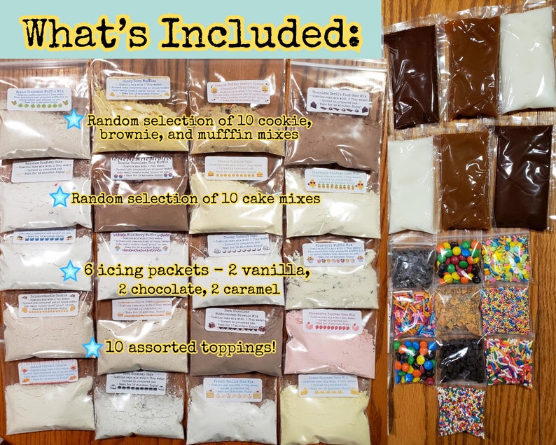 36 Ct Easy Bake Oven Mixes Pack - 10 Cakes, 10 Cookies, Brownies ...