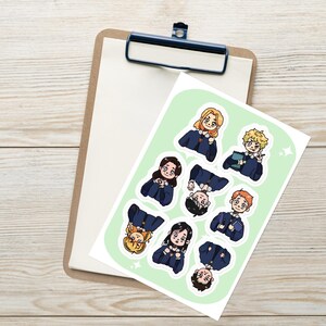 KOTLC 8 Character Art Sticker Sheet - Etsy