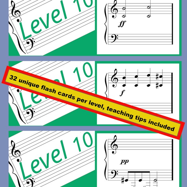 Piano Interval Flash Cards Etsy Piano Interval Flash Cards Etsy
