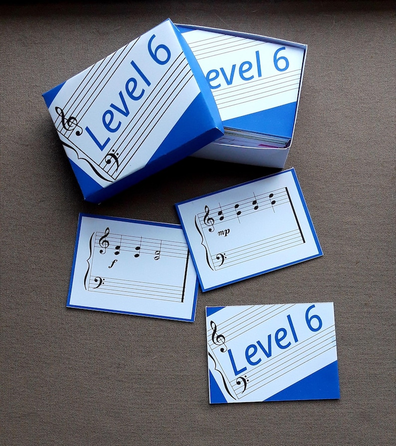 Sight Reading | Level 6 | 4th, 5th, 6th | Graded |printable Flash Cards ...