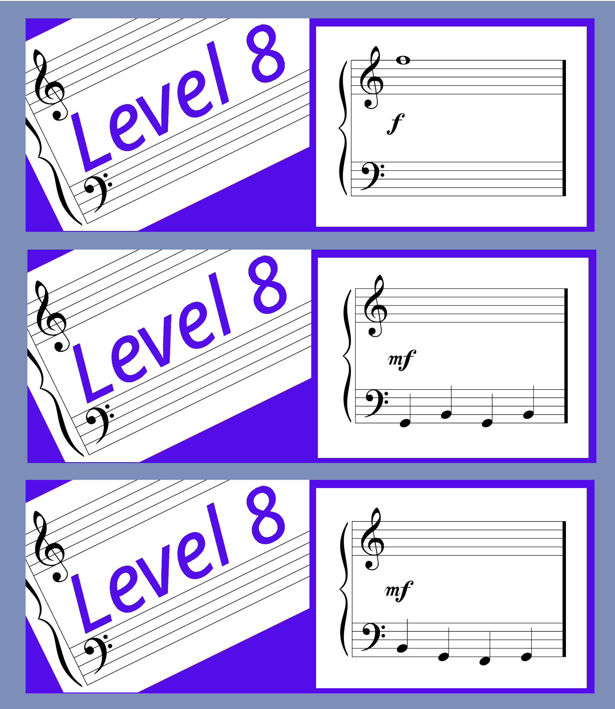 Sight Reading | Level 8 | Highest and Lowest Notes in the Staff ...