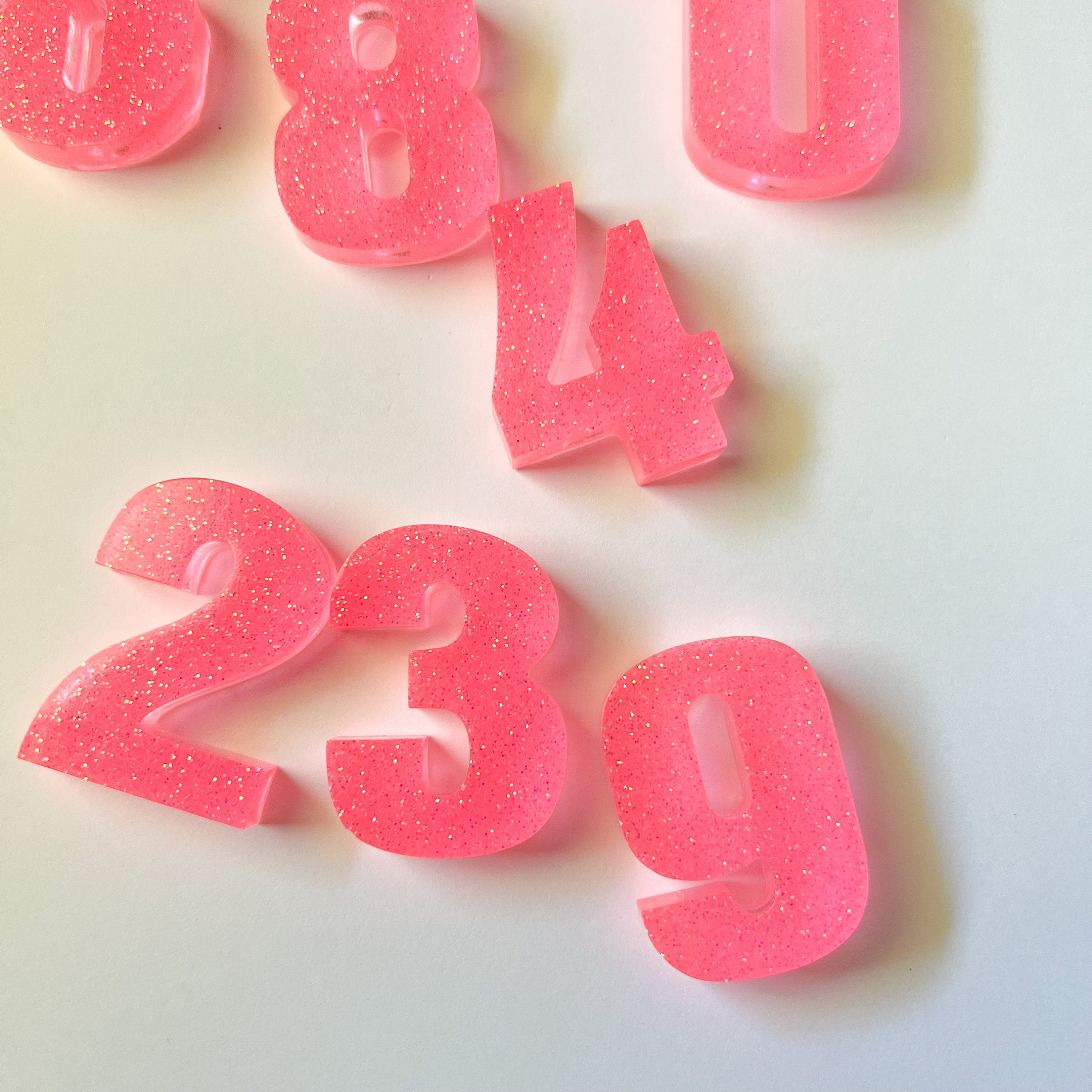 NEON DREAM Sensory Numbers - Etsy